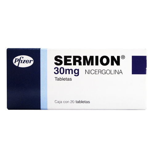SERMION 30MG CON 20 TABLETAS – FARMACIA CALDERON