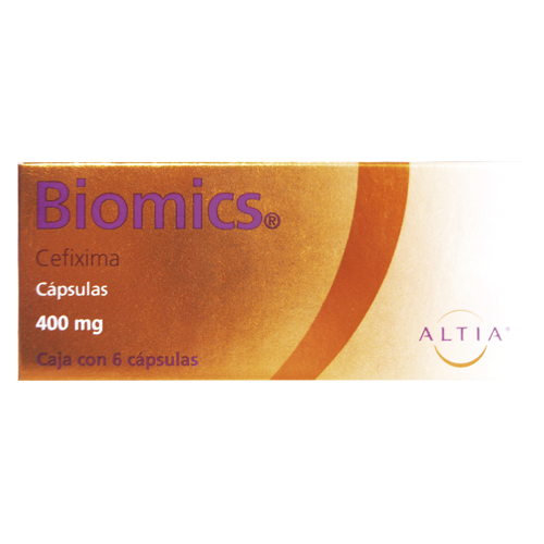 BIOMICS 400MG CON 6 CAPSULAS – FARMACIA CALDERON