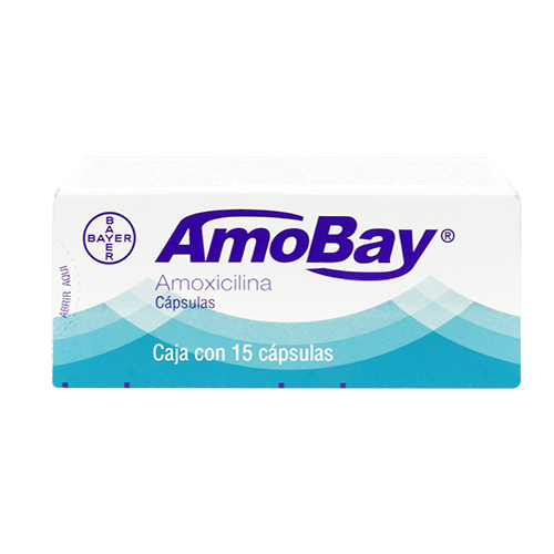 AMOBAY 500MG CON 15 CÁPSULAS – FARMACIA CALDERON