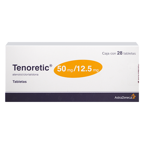 TENORETIC 50MG CON 28 TABLETAS – FARMACIA CALDERON