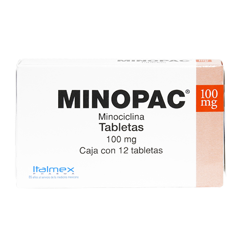 MINOPAC 100MG CON 12 TABLETAS – FARMACIA CALDERON