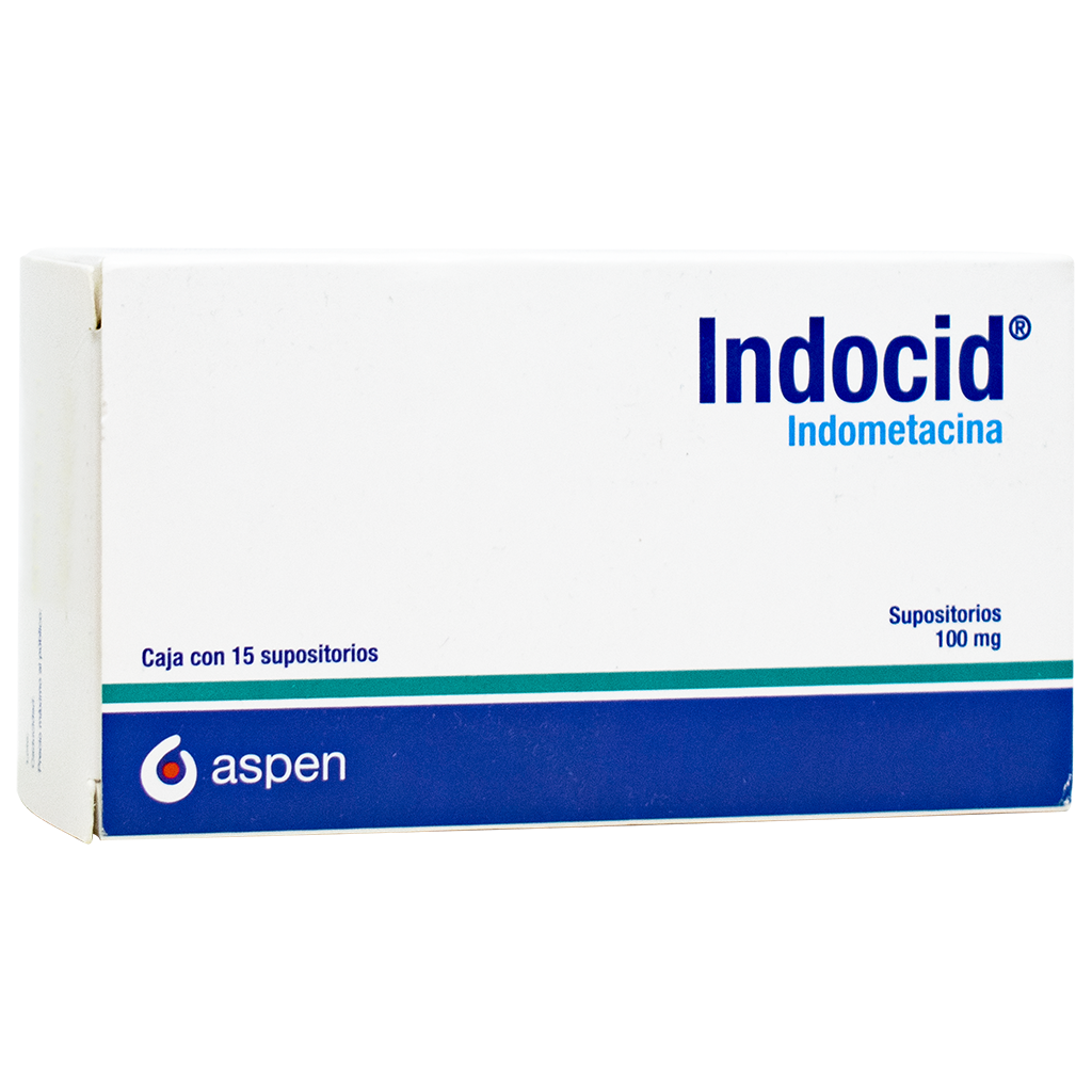 INDOCID 100MG CON 15 SUPOSITORIOS – FARMACIA CALDERON
