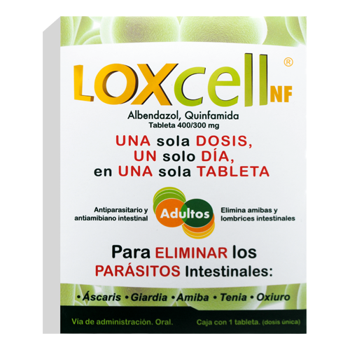 LOXCELL 400/300MG CON 1 TABLETA – FARMACIA CALDERON