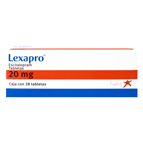 LEXAPRO 20MG CON 28 TABLETAS – FARMACIA CALDERON
