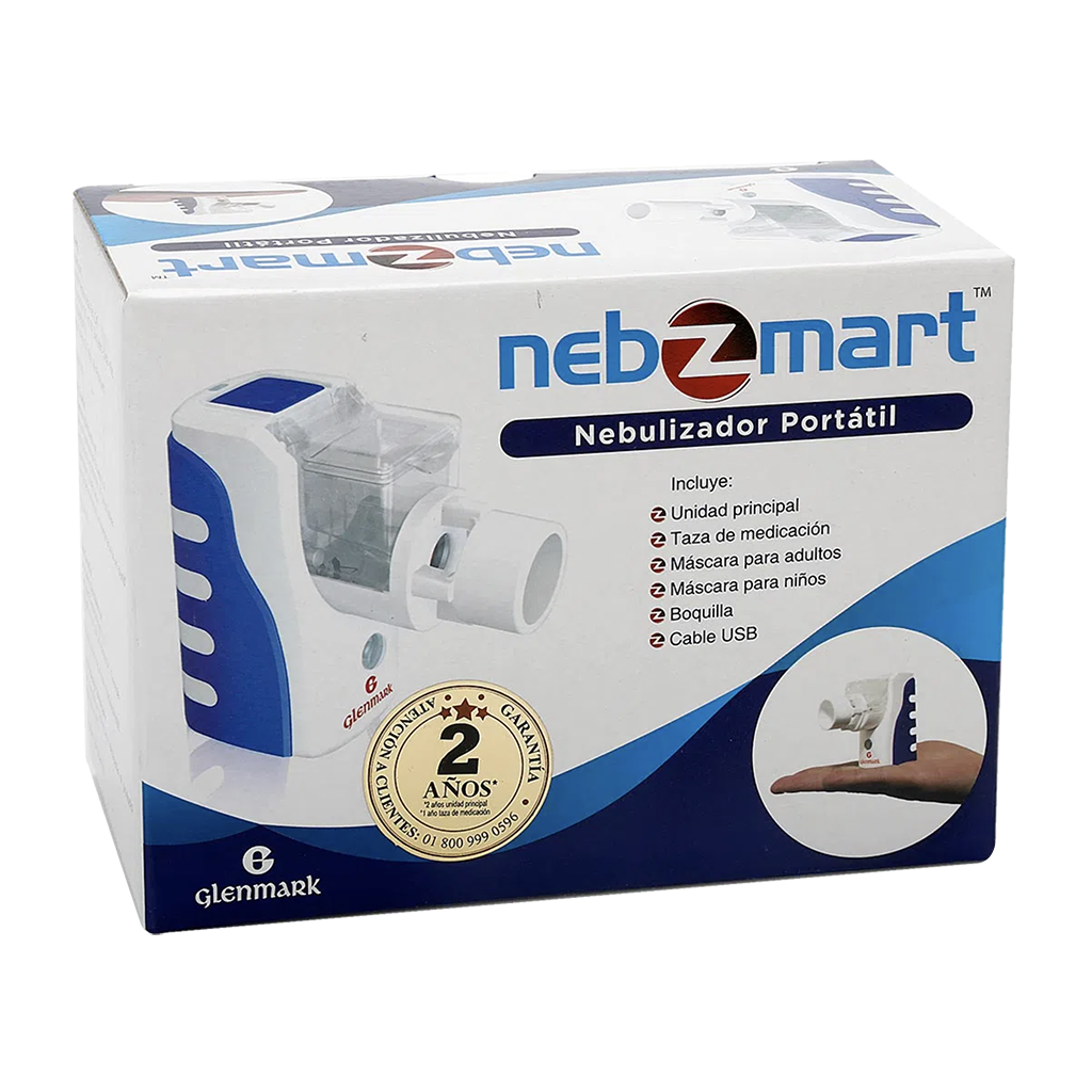 NEBULIZADOR PORTATIL NEBZMART – FARMACIA CALDERON