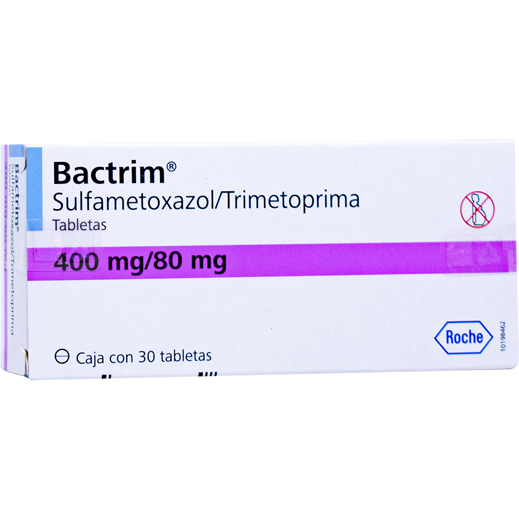 BACTRIM AD 400/80MG CON 30 TABLETAS – FARMACIA CALDERON