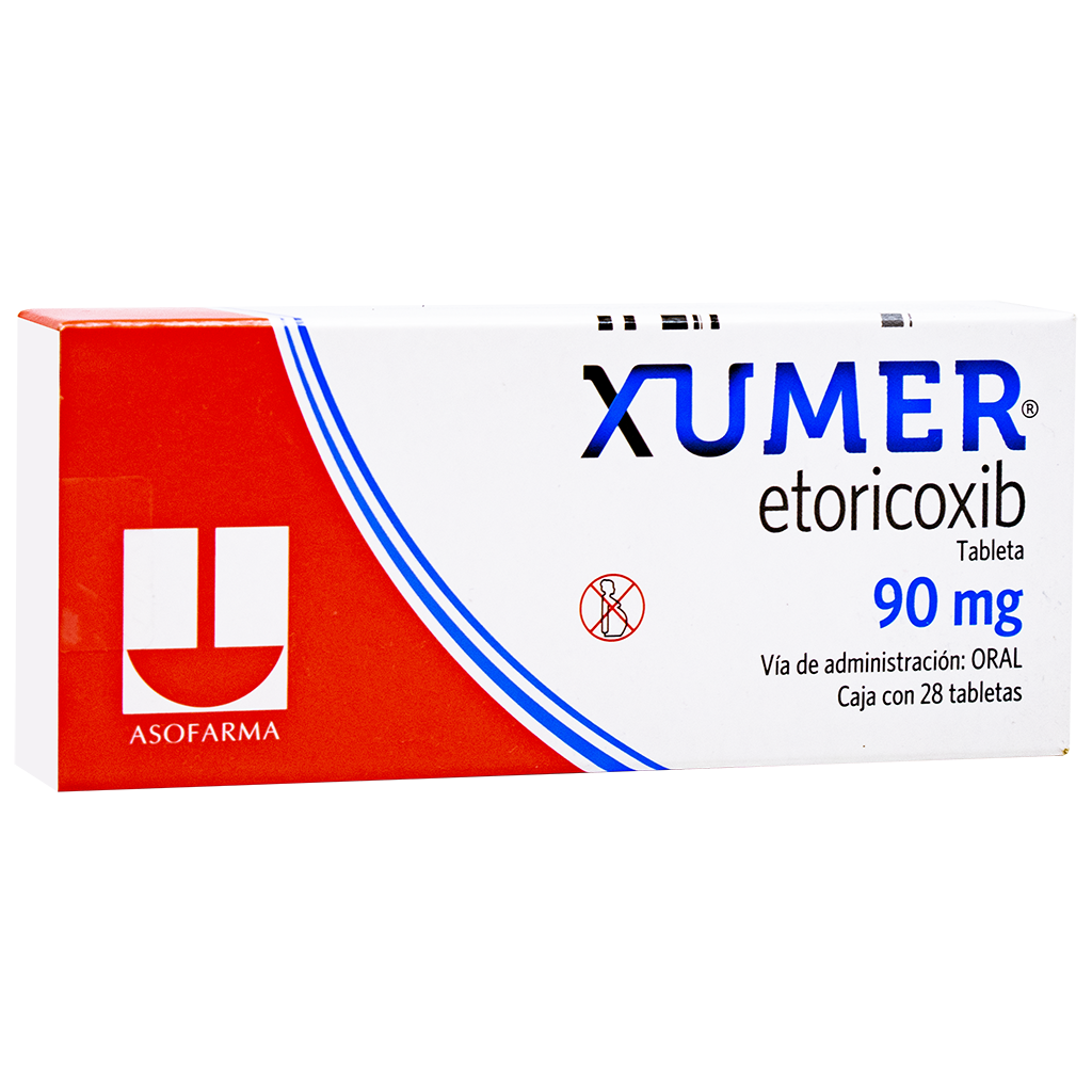 XUMER 90MG CON 28 TABLETAS – FARMACIA CALDERON