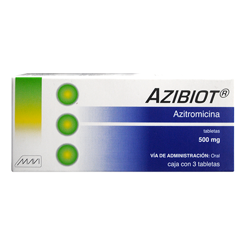 AZIBIOT 500MG CON 3 TABLETAS – FARMACIA CALDERON